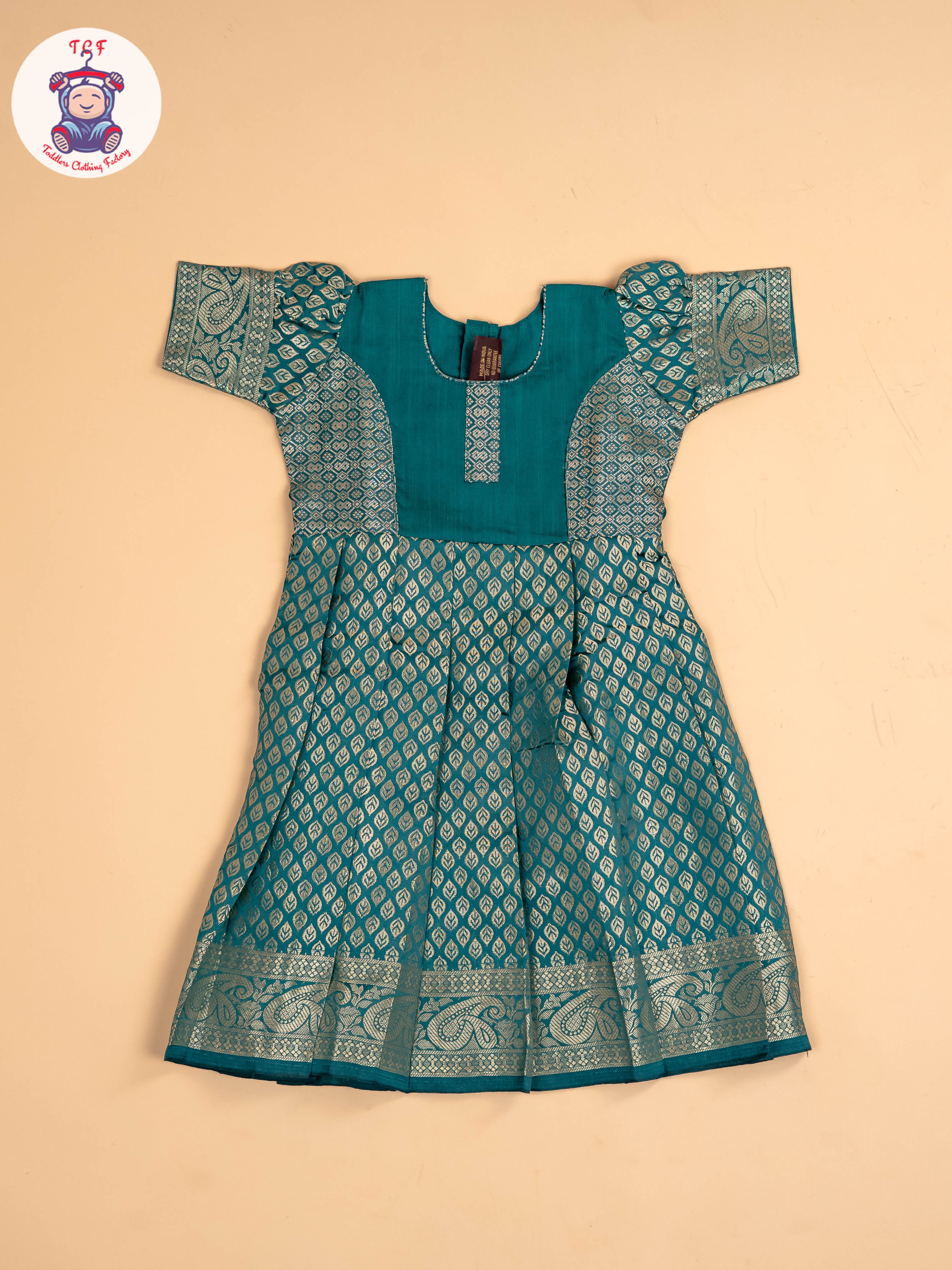 Bottle Green - Long Frock – Toddlers Clothing factory